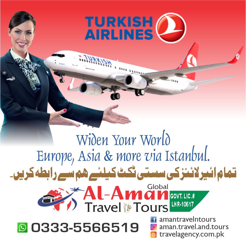 Book Turkish Airlines Tickets Online in Pakistan
